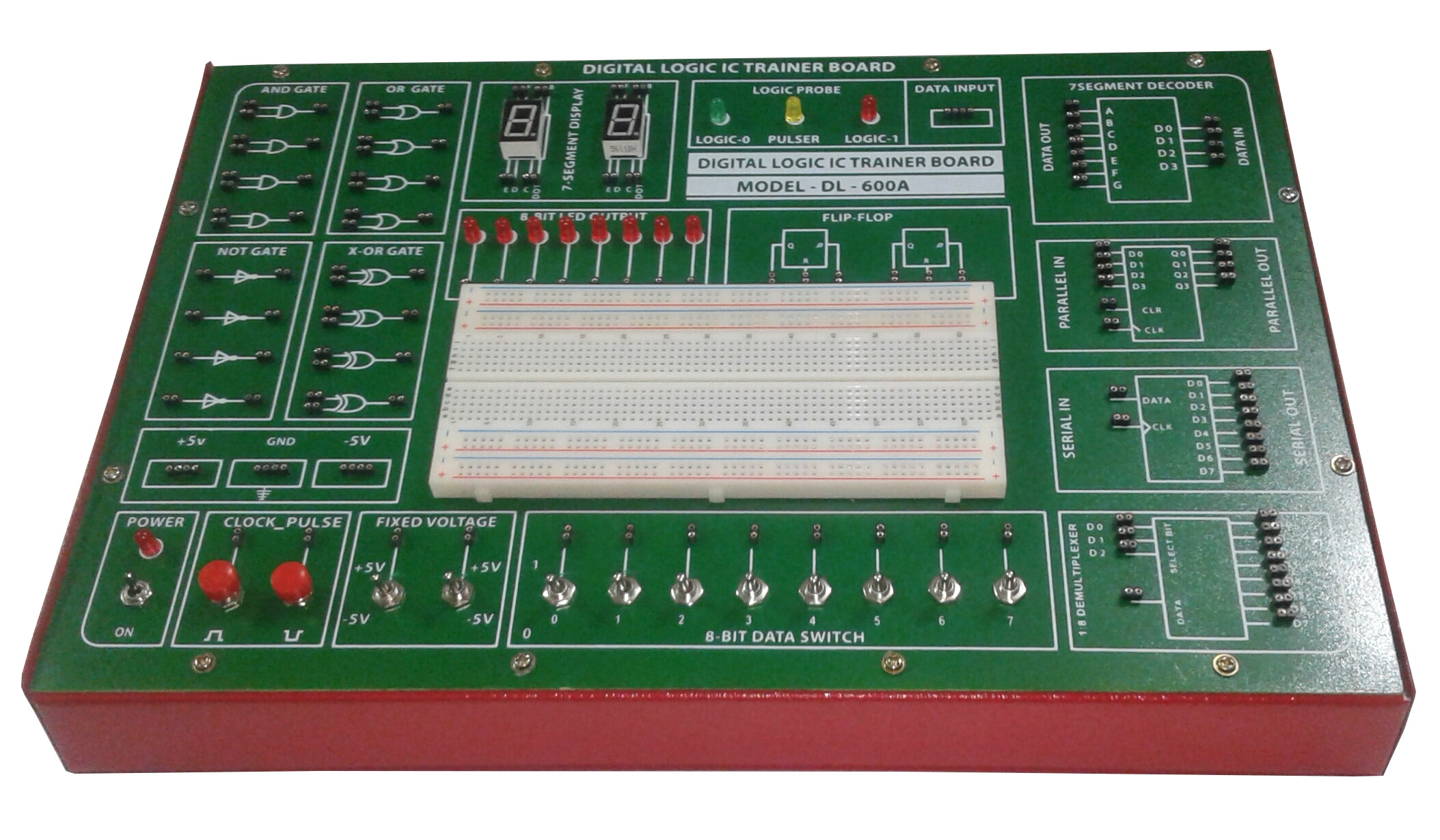 DIGITAL LOGIC IC TRAINER BOARD